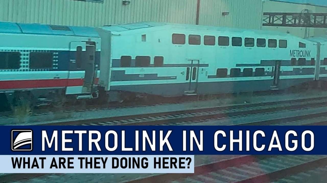 Why there are Metrolink cars in Chicago - YouTube