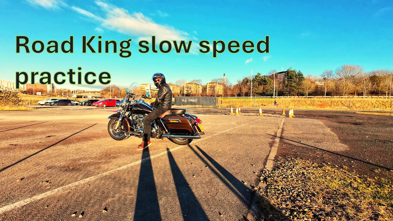 Road King slow speed practice - YouTube
