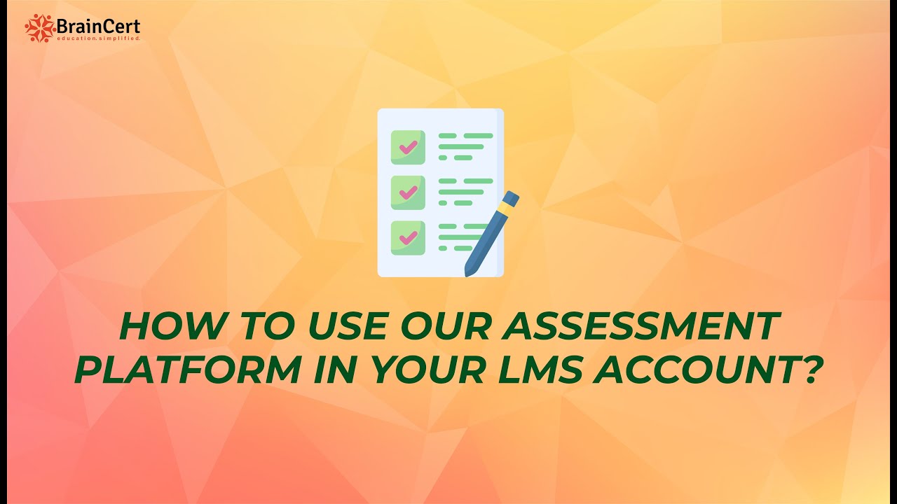 How to use our assessment platform in your LMS account? - YouTube