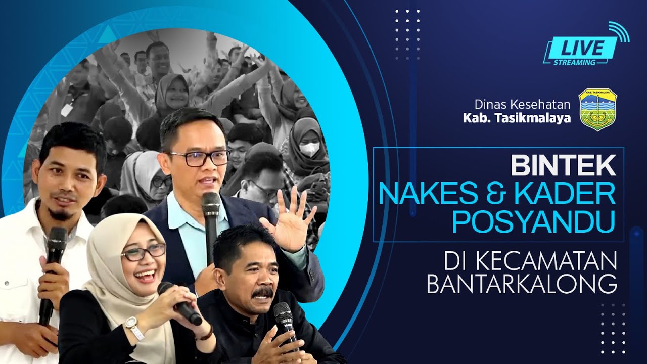 Live: Bintek Nakes dan Kader Posyandu di Kecamatan Bantarkalong - YouTube