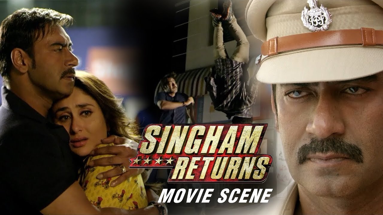 Singham In A Solid Action Fight | Singham Returns | Movie Scene - YouTube
