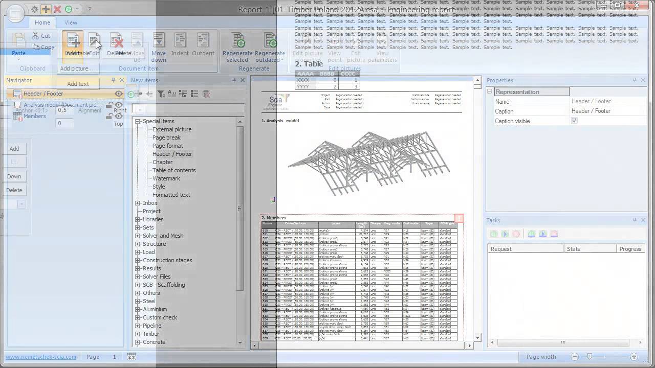 Engineering Report - Header & Footer - YouTube