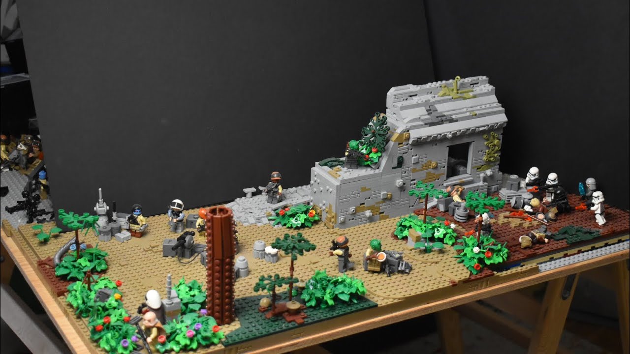 Lego Star Wars MOC | The battle of Yavin IV - YouTube