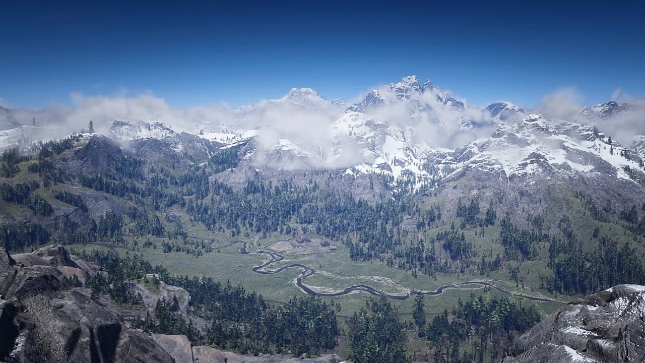 Red Dead Redemption 2 (PS5 4K) - Amazing Mountain Scenery - YouTube