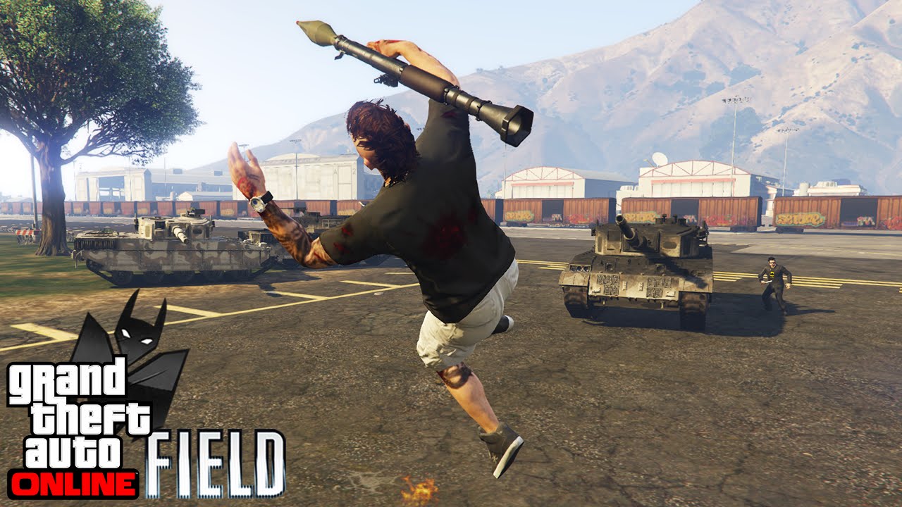 GTA V Field Online: GUERRA ENTRE TANQUES E TANQUES! - YouTube