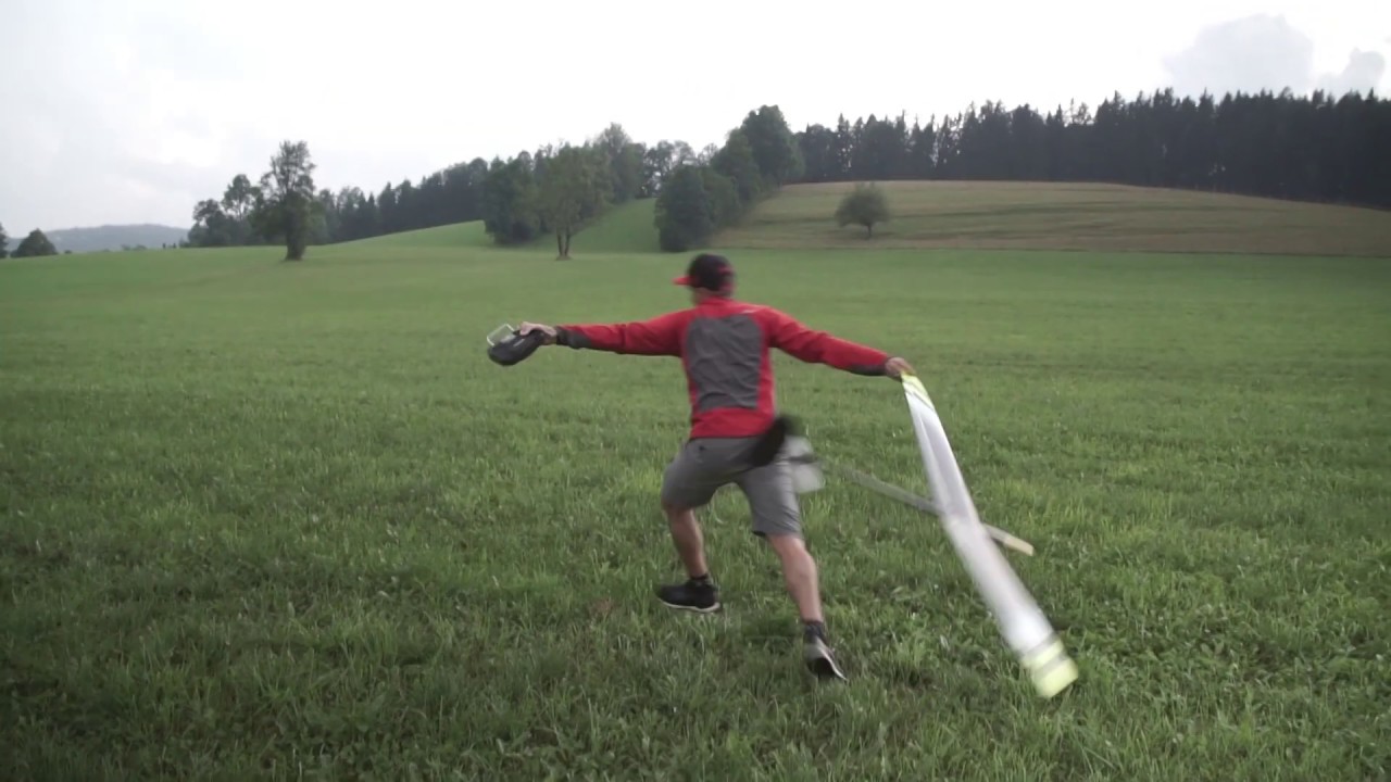 F3K: fixing a minor wing damage - YouTube