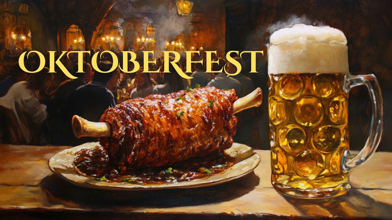 Oktoberfest | Traditional Crispy German Pork Knuckle with Gravy and ...