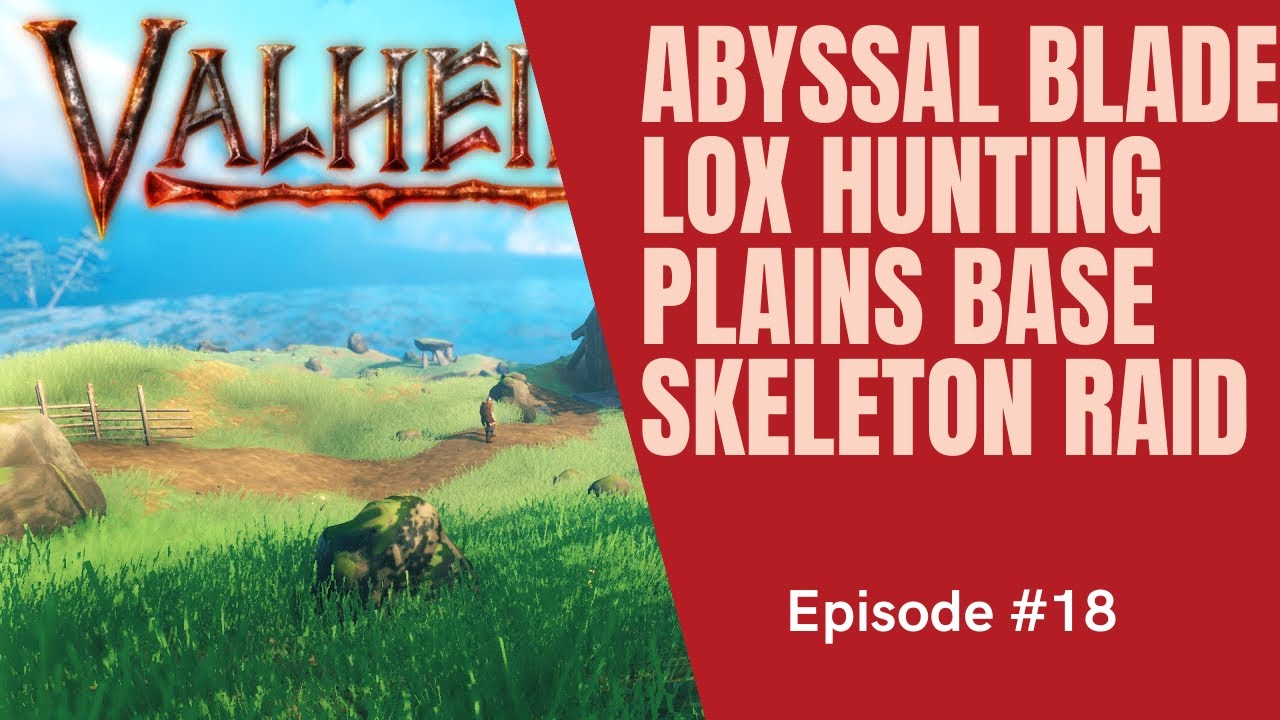 How to make the abyssal razor | Plains invasion skeletons | Valheim ...