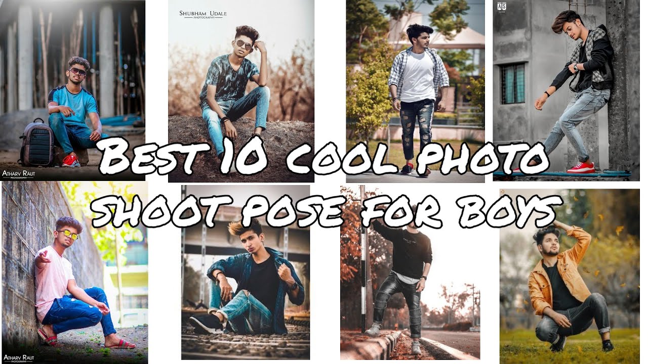 Best 10 cool photo shoot pose for boys|Simple pose-S.k Editing - YouTube