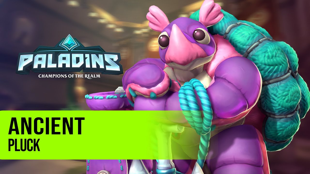 PLUCK l Ancient Makoa PALADINS PRO COMPETITIVE GAMEPLAY - YouTube