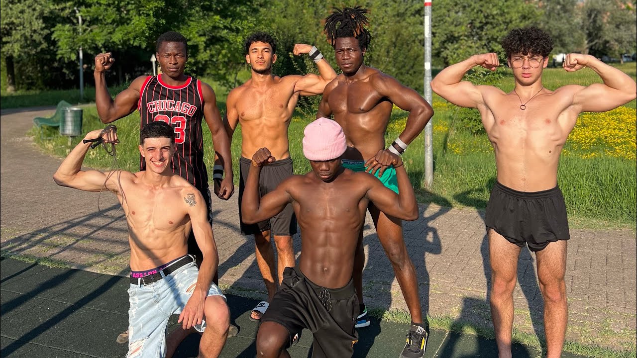 GARA DI PUSH-UPS TRA LA GANG - YouTube