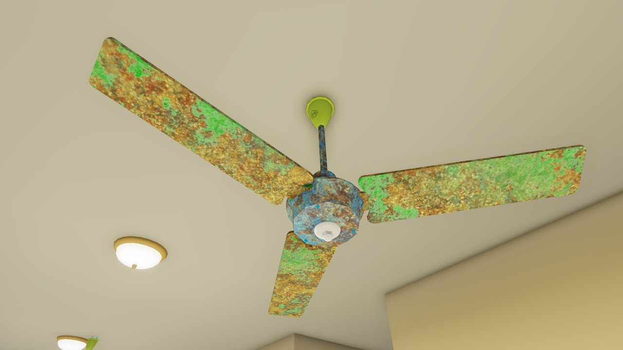 Rusty Wobbly Ceiling Fan Invention In House - YouTube