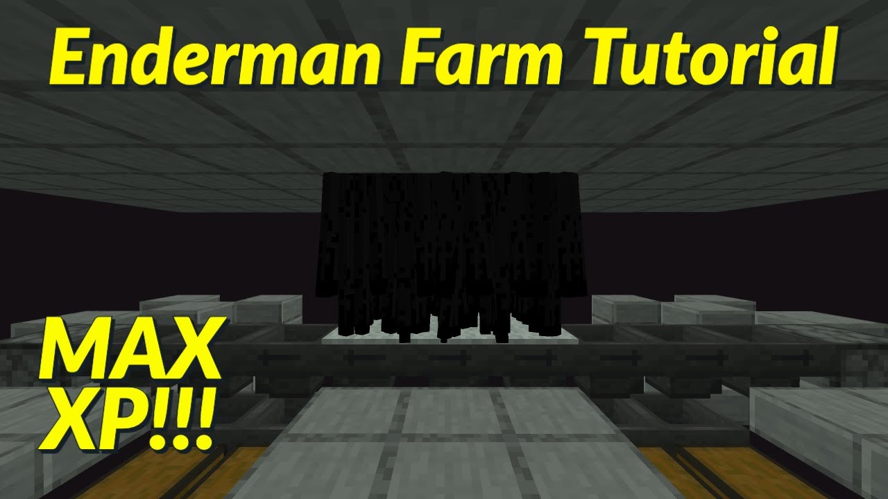 Simple Max XP Enderman Farm Tutorial! | Minecraft 1.17+ - YouTube
