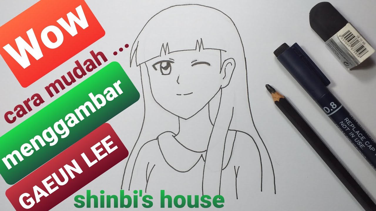 Cara Mudah Menggambar Gaeun Lee Shinbis House Youtube
