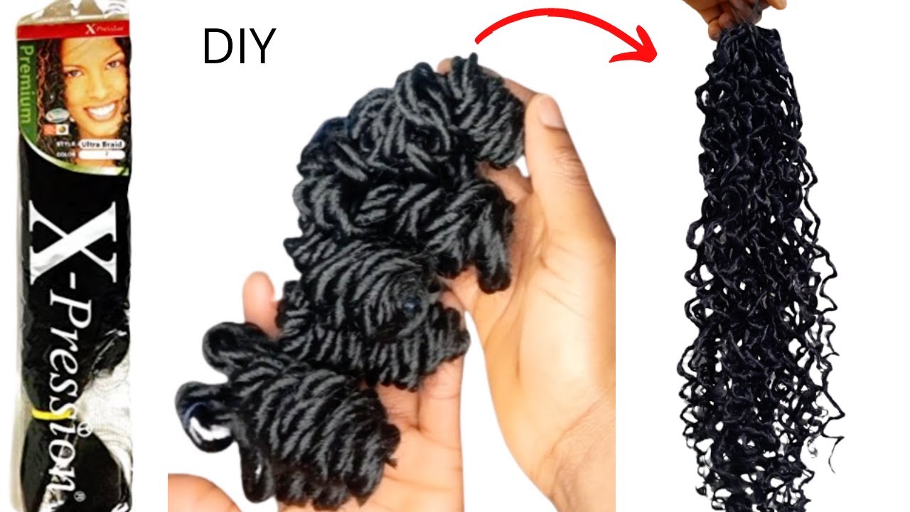 DIY Curly Crochet Hair using Expression Braiding Hair // Game Changer😱# ...