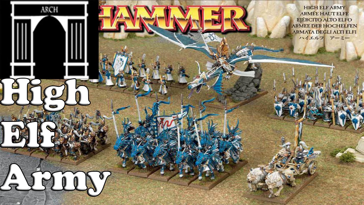 Possible Total War:Warhammer Factions The High Elves Army - YouTube