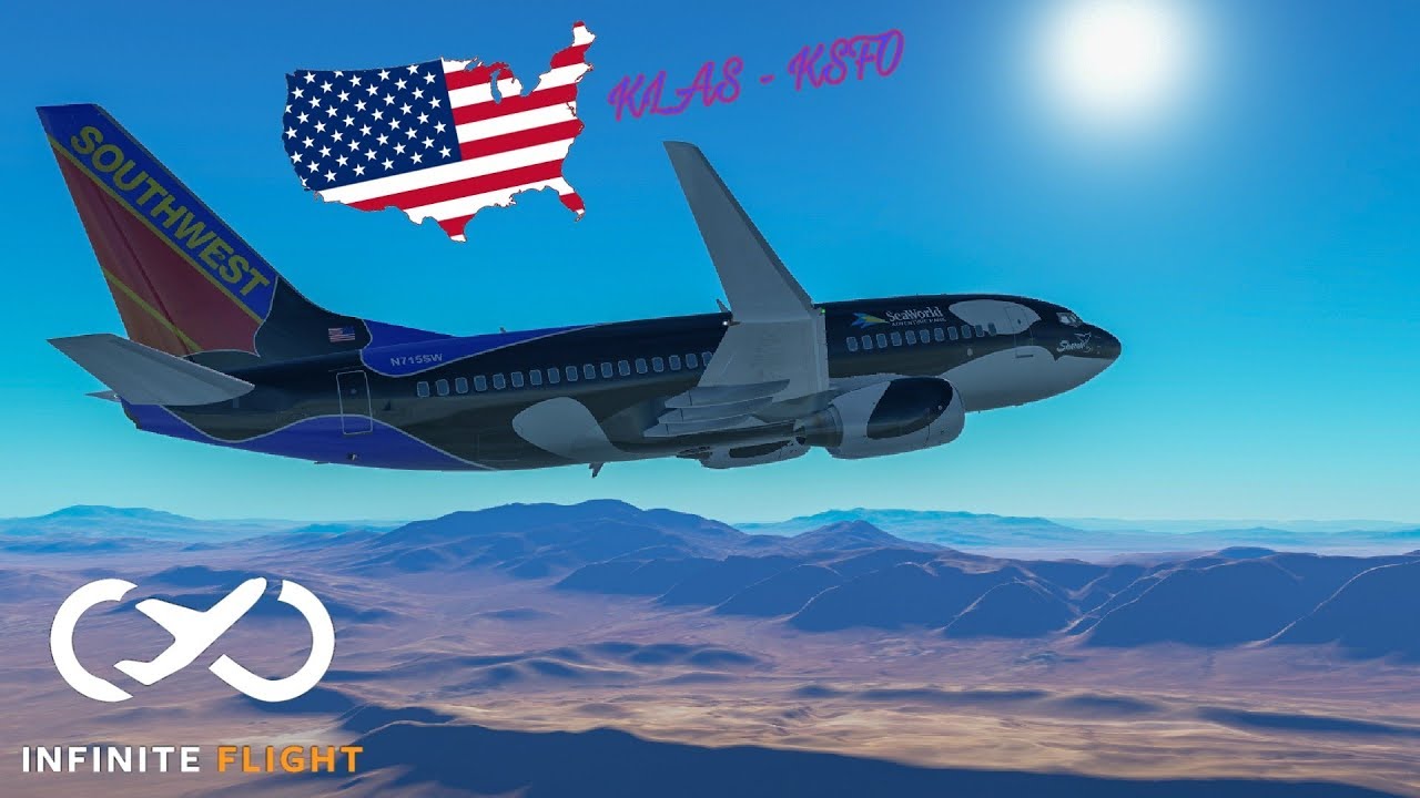 INFINITE FLIGHT GLOBAL | BOEING 737 SOUTHWEST AIRLINES (SHAMU) | LAS ...