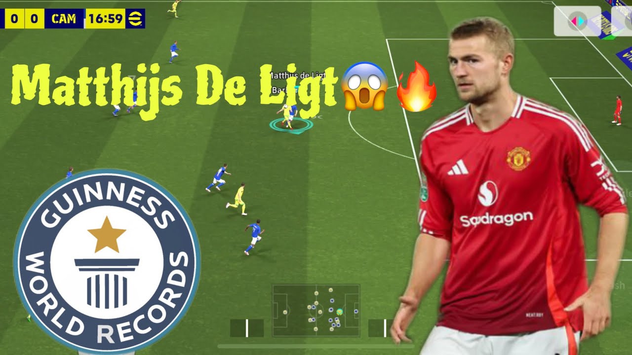 MATTHIJS DE LGT!!😱🔥 REVIEW GAMEPLAY HIGHLIGHTS CARD EFOOTBALL 2025 ...