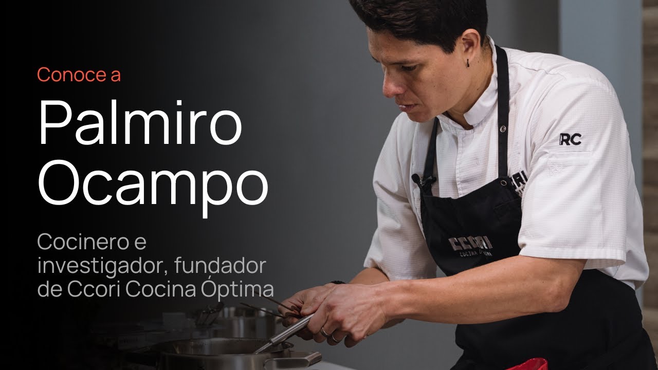 Palmiro Ocampo, Experto en ecogastronomía y cocina óptima - YouTube