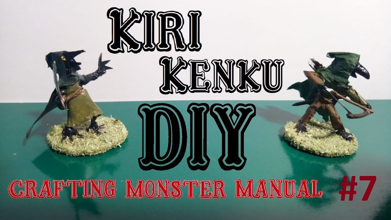 How to make Kiri / DIY kenku mini for D&D | Crafting Monster Manual #7 ...