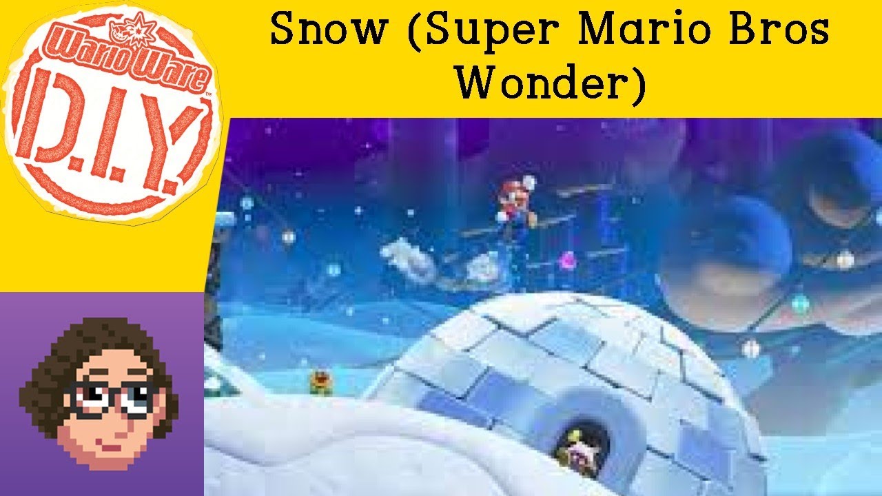 Snow Theme - Super Mario Bros Wonder (Warioware DIY) - YouTube