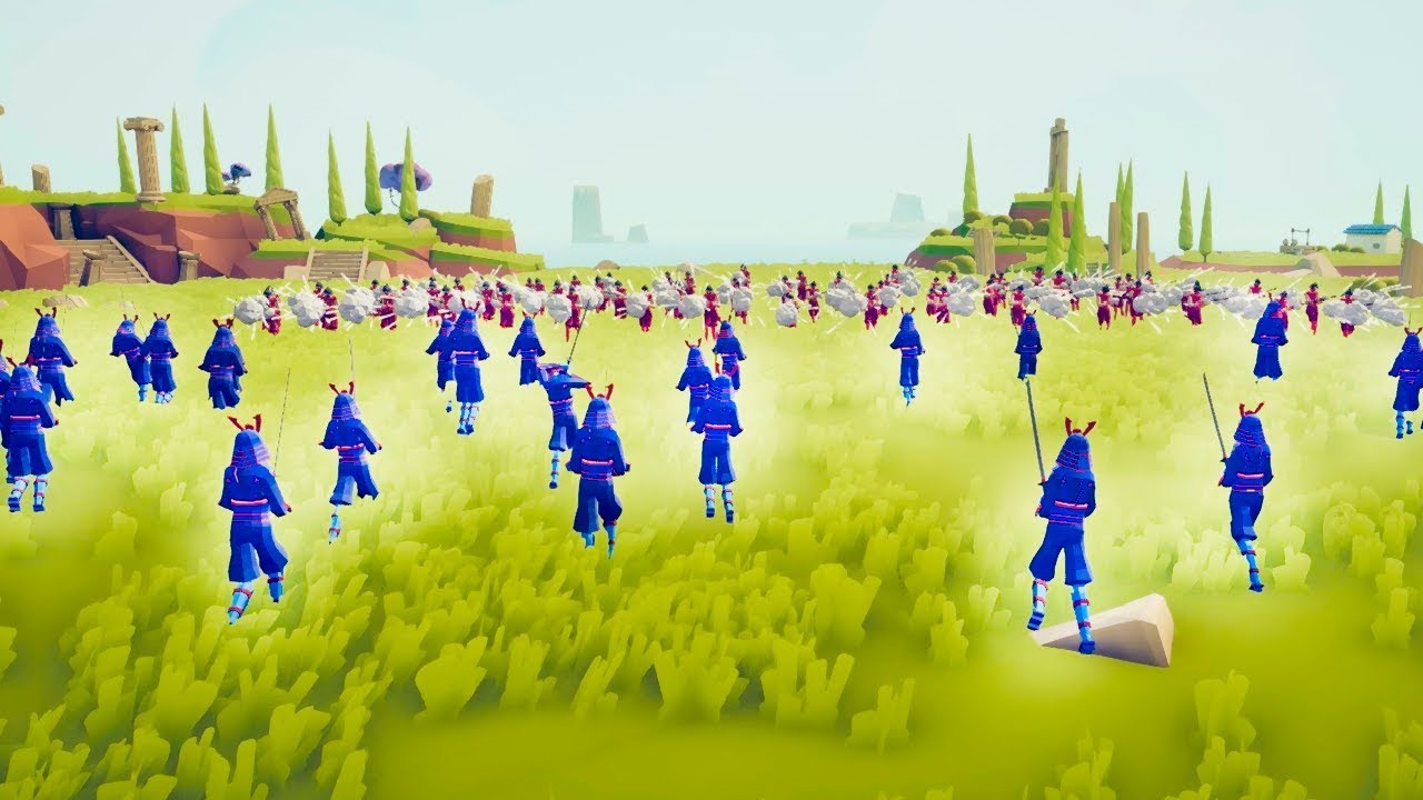 EPIC MUSKETEERS VS SAMURAI BATTLE | TABS (MODDED GAMEPLAY) - YouTube