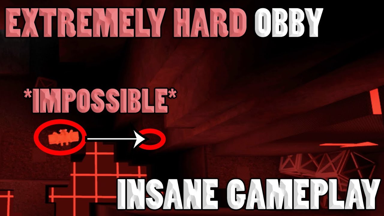 *IMPOSSIBLE* EXTREMELY HARD OBBY -{INSANE GAMEPLAY}- | Reece's Obby ...