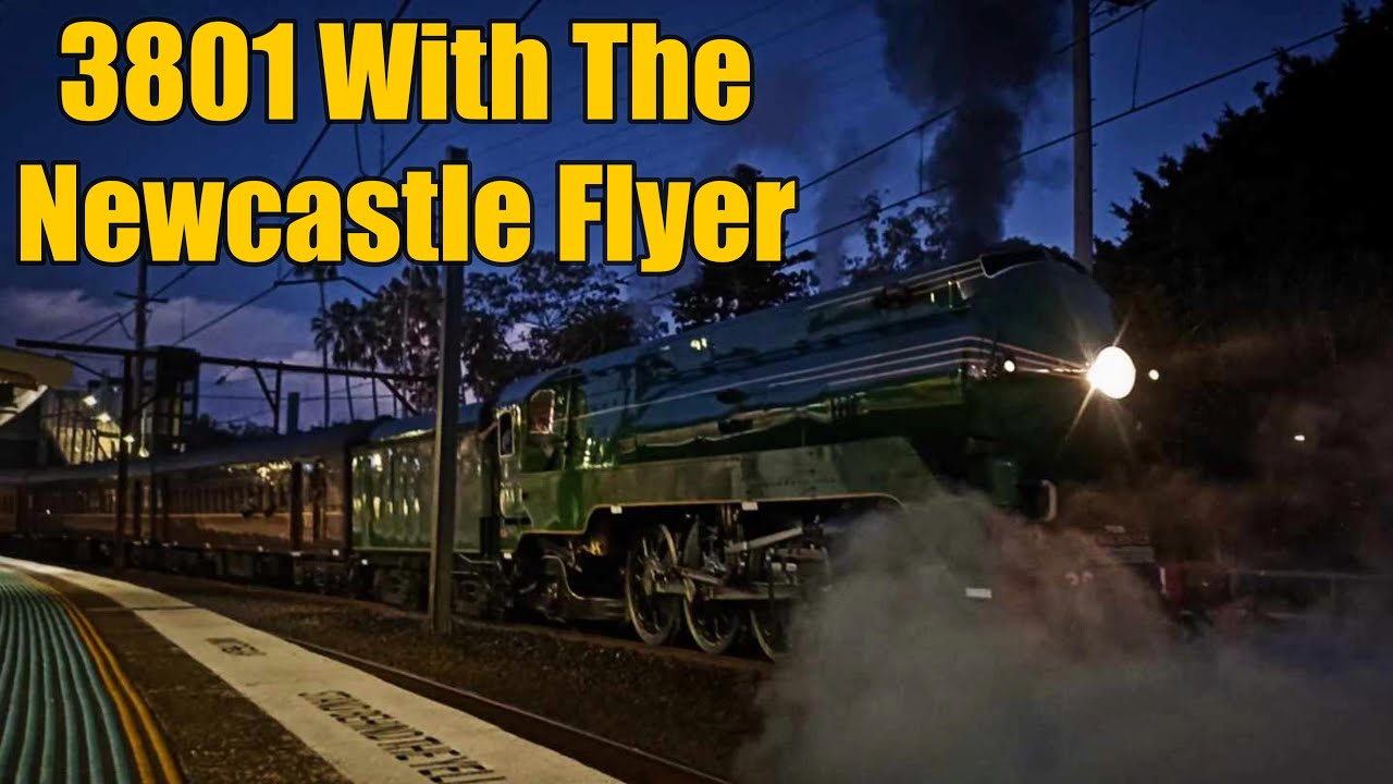 3801 With The Newcastle Flyer, 23rd Of July 2023 - YouTube