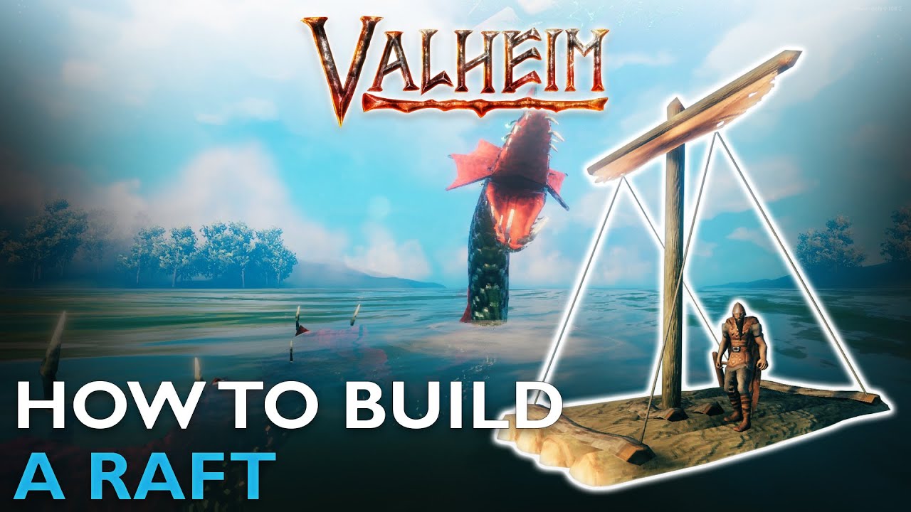 Valheim - How to Build a Raft - YouTube
