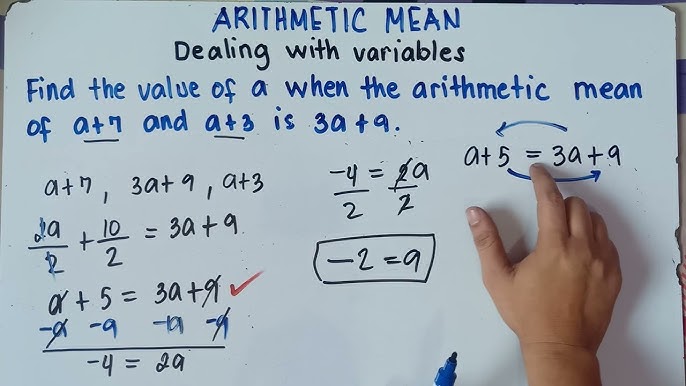 Arithmetic Mean Their Examples Arithmetic Mean: Definition, Formula
