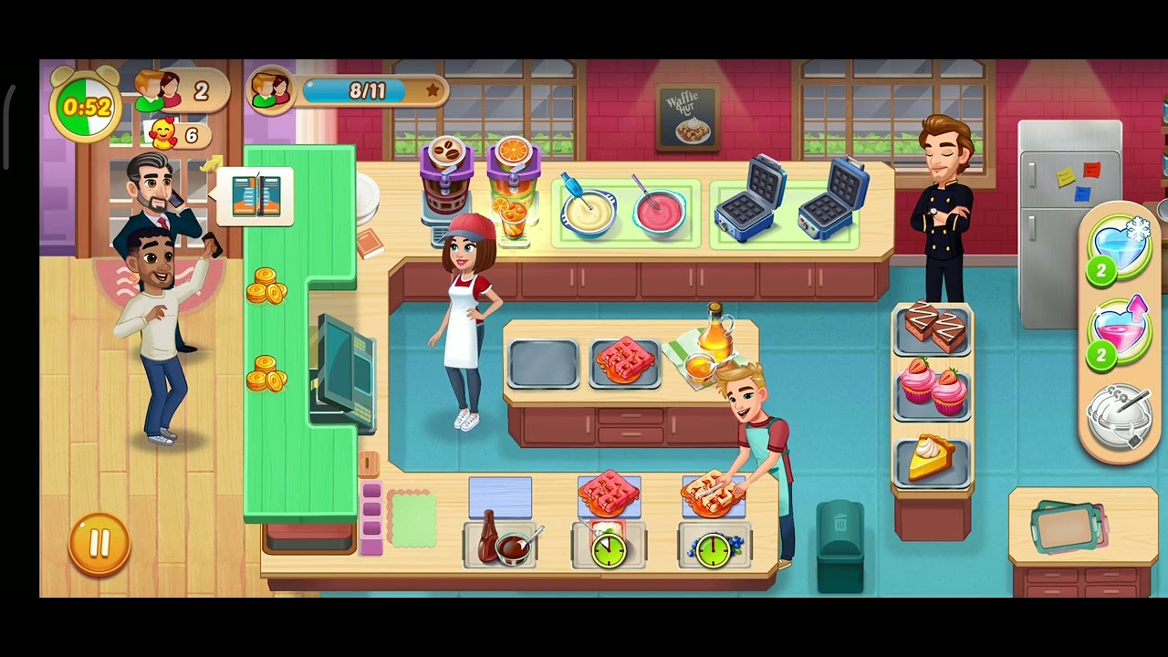 chef diary cooking & romance level 25 Gameplay - YouTube