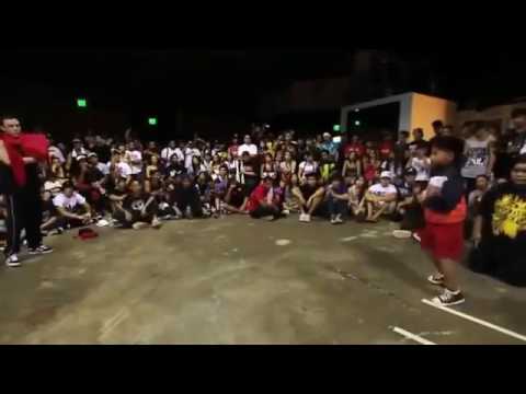 Criança humilha o melhor dançarino da batalha de hip-hop