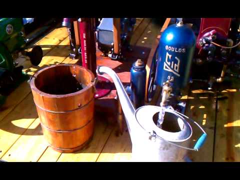Hit and Miss water well pumps - YouTube