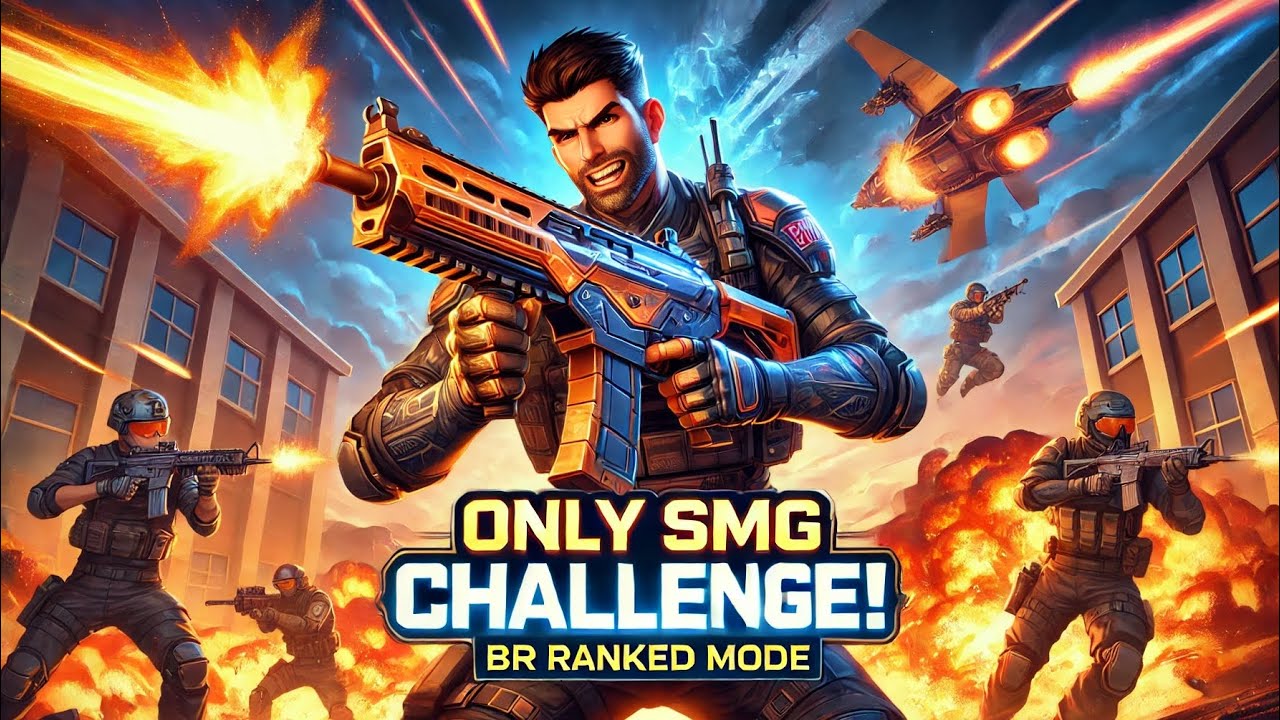 Only SMG gun Challenge 🔥| BR Ranked ! 🔥 - YouTube