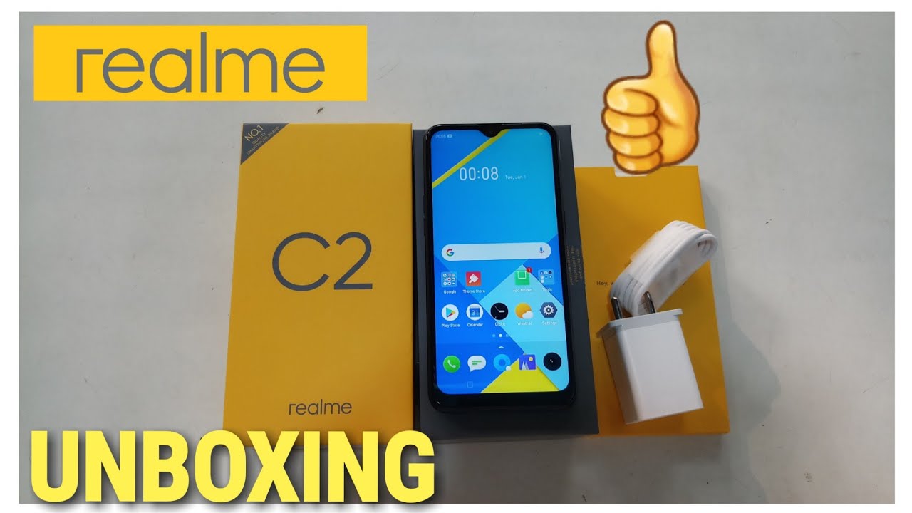 Realme C2 Diamond Black 2GB/32GB Unboxing - YouTube