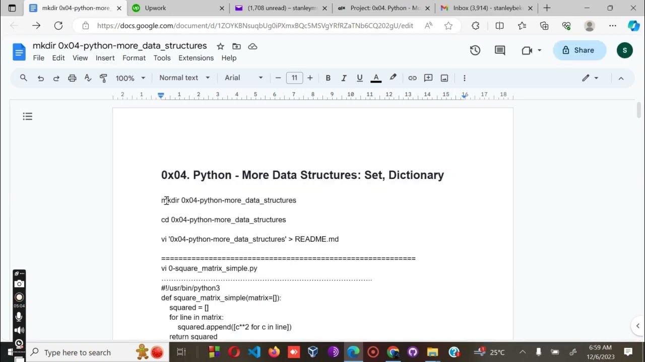 0x04. Python - More Data Structures Set, Dictionary ・ ・200% EXPLAINED ・ ・ - YouTube