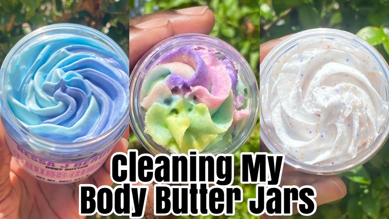 Cleaning My Body Butter Jar - YouTube