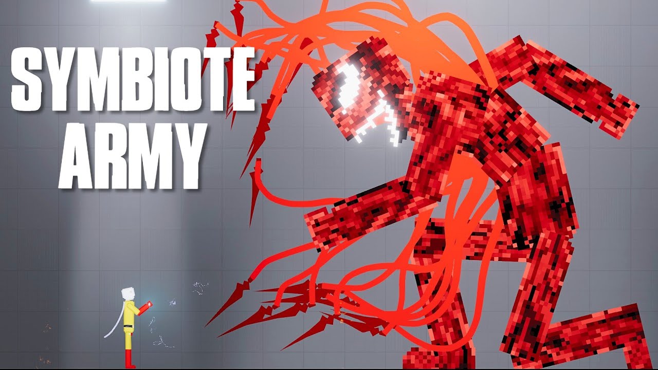 SAITAMA vs Symbiote Army Part.1 [Symbiote Mod] - YouTube