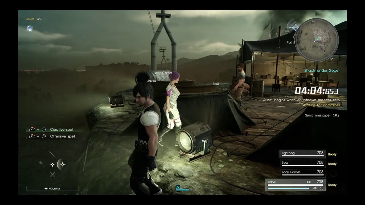 FFXV -MULTIPLAYER EXPANSION: COMRADES- Closed Online Test ...