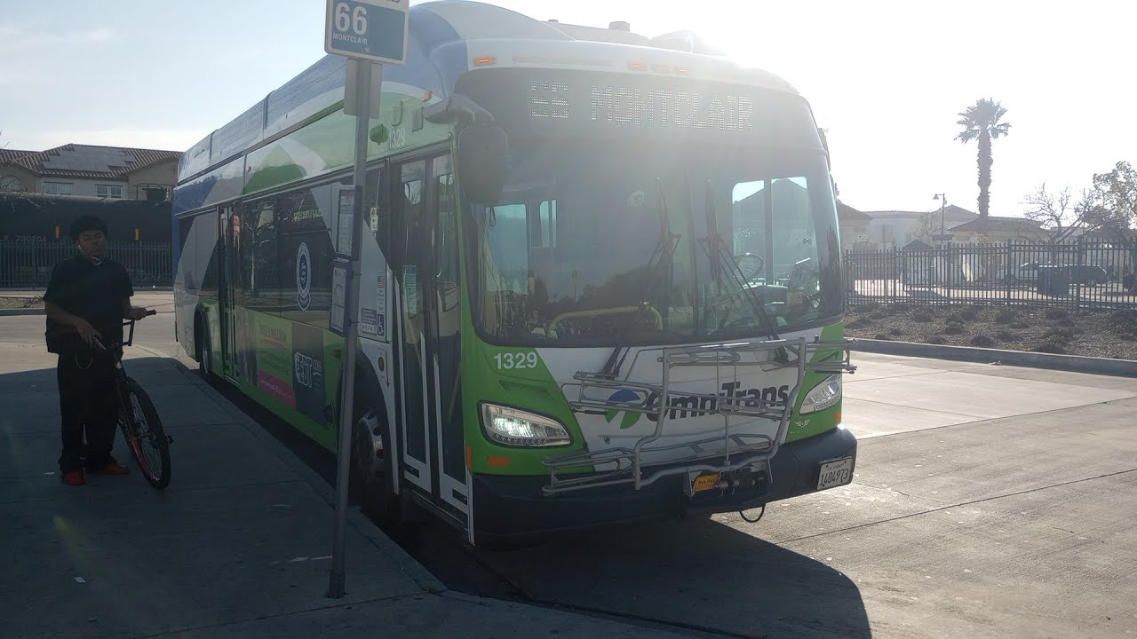 2016 OmniTrans New Flyer XN40 1329 - YouTube