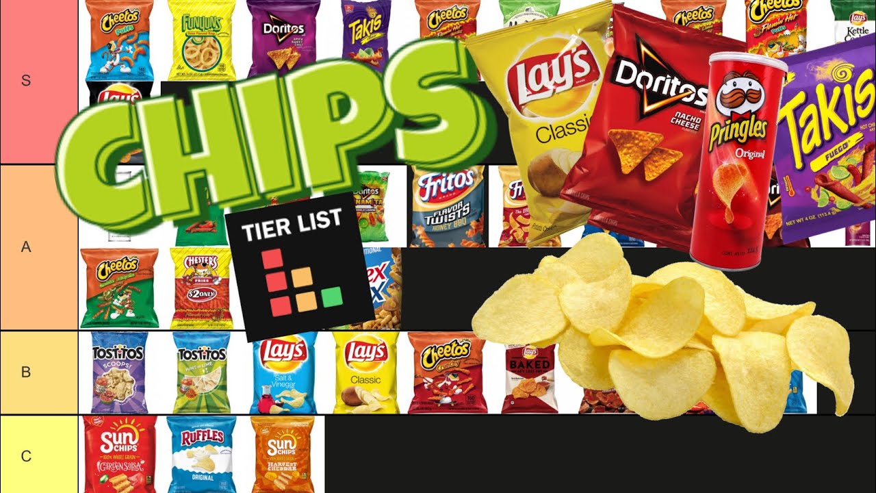CHIP TIER LIST! (LAYS, DORITOS, AND MORE) - YouTube