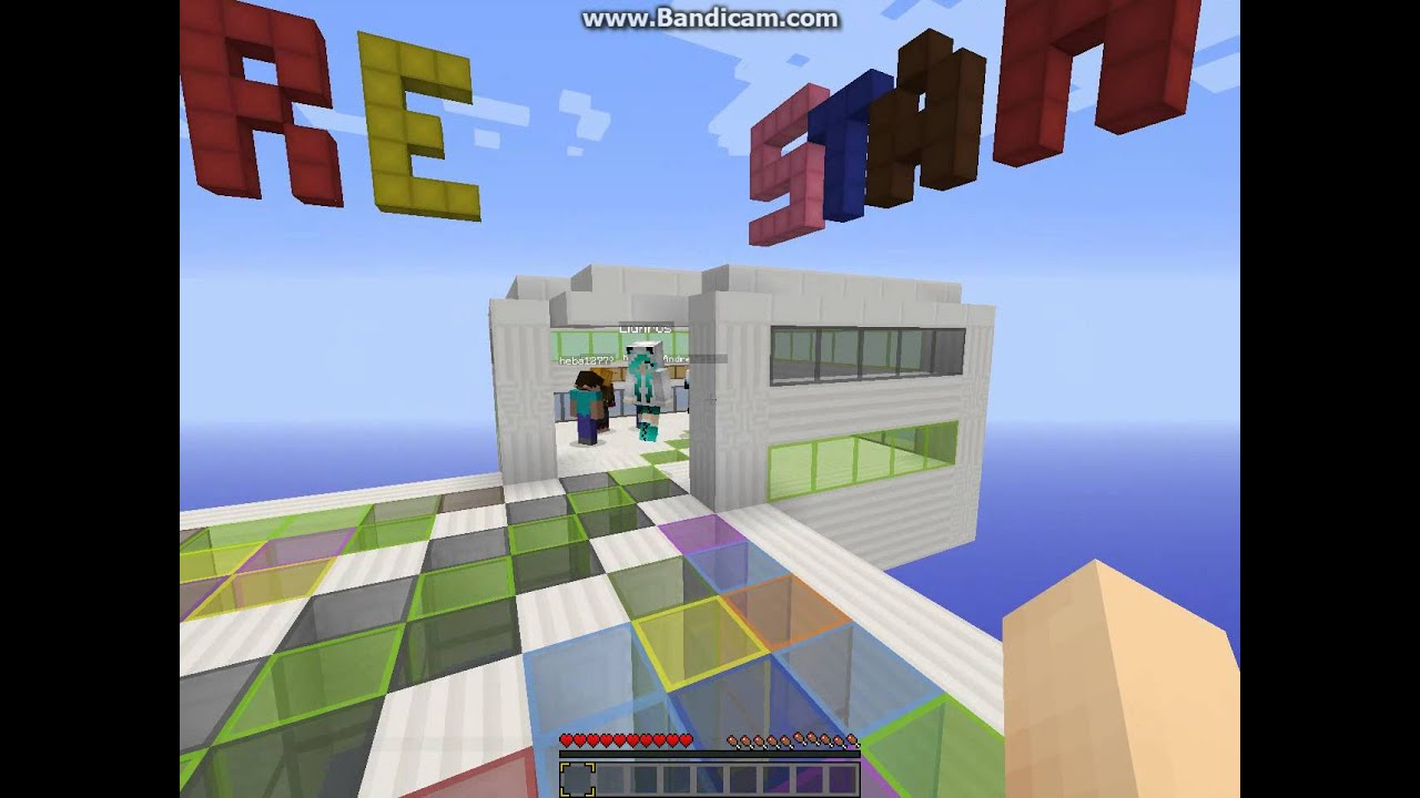 Mongol Minecraft:Color Shuffle mini game... - YouTube