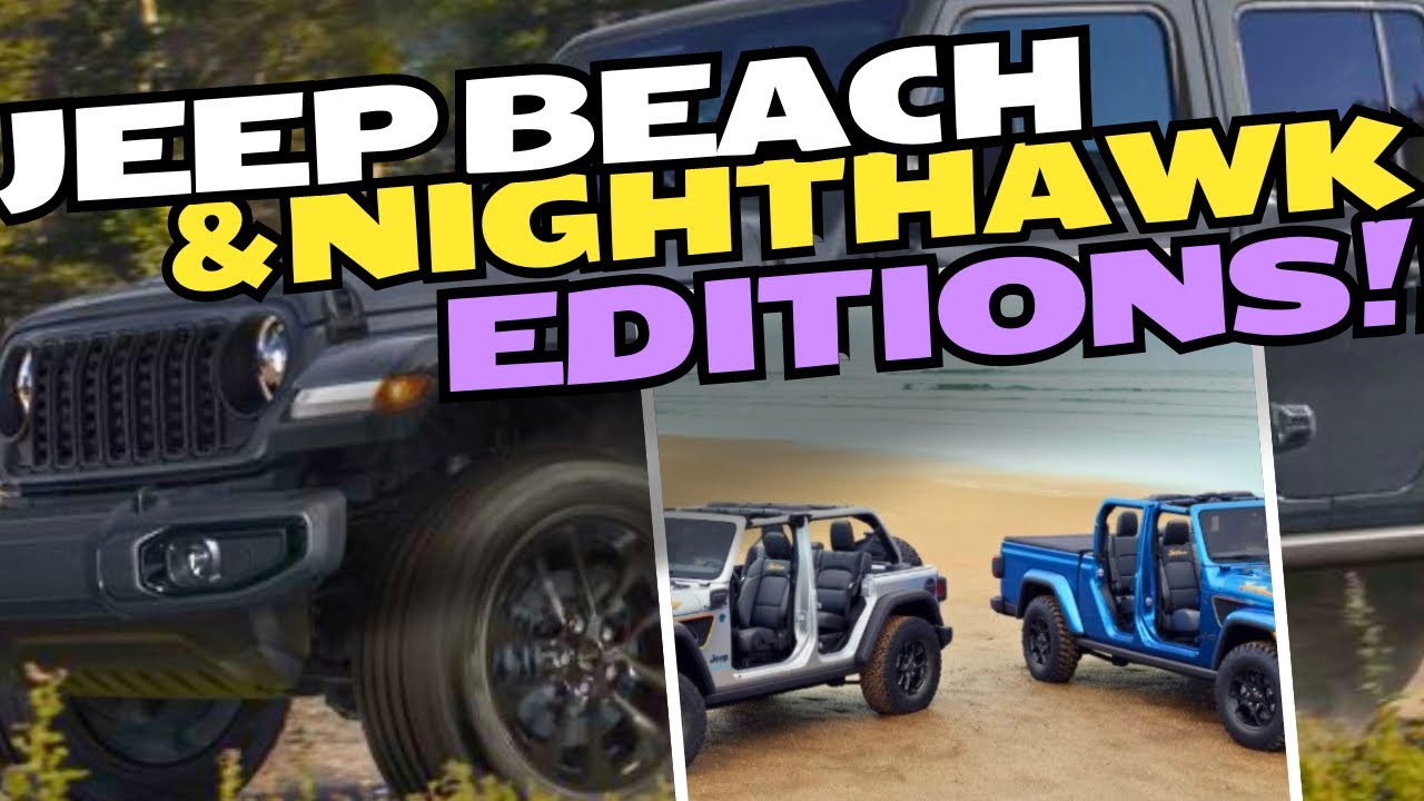 2024 Jeep Beach edition | Nighthawk Gladiator Edition - YouTube