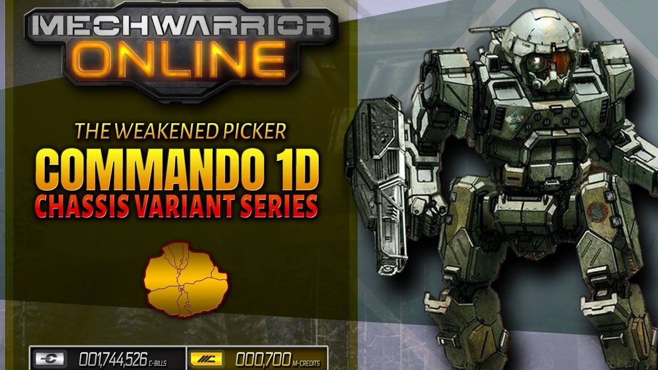 MechWarrior Online - Commando 1D Gameplay - YouTube