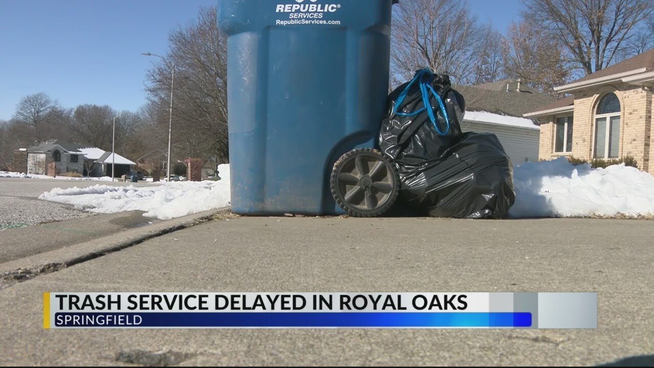 Trash service delayed in Royal Oaks - YouTube