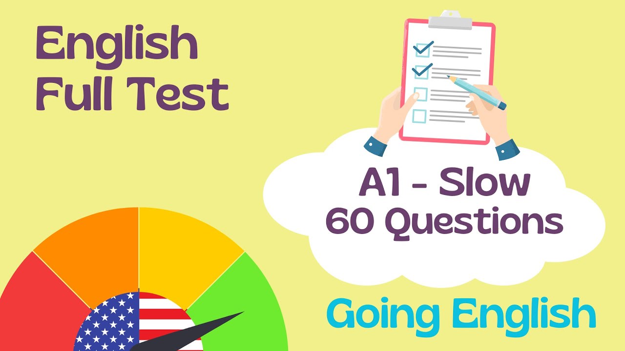 📝 A1 English Test Full: Test Yourself and Improve! - 60 Question - YouTube