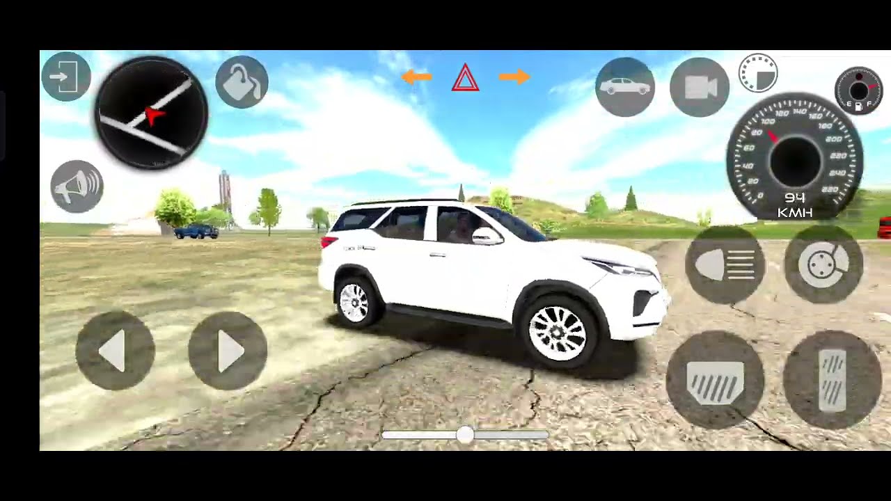 Indian cars simulator 🎯 Toyota Fortuner driving. car game driving - YouTube