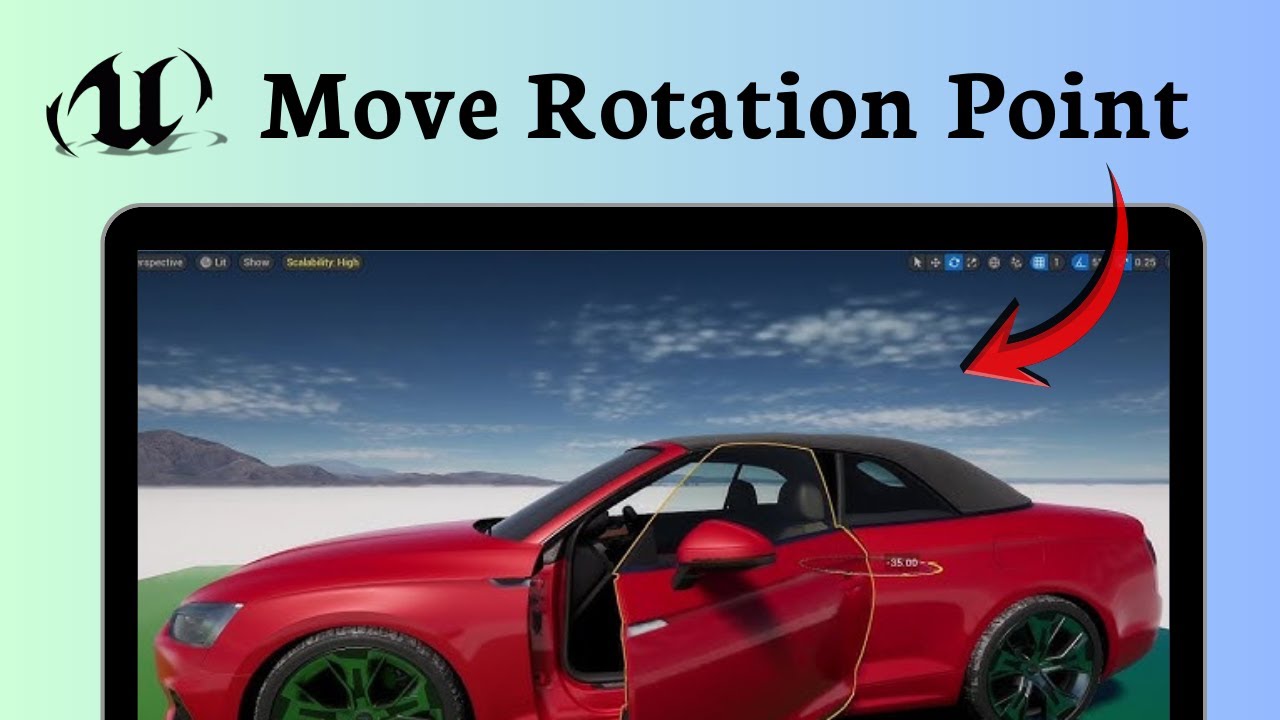 How to change pivot point in Unreal Engine 5 - YouTube