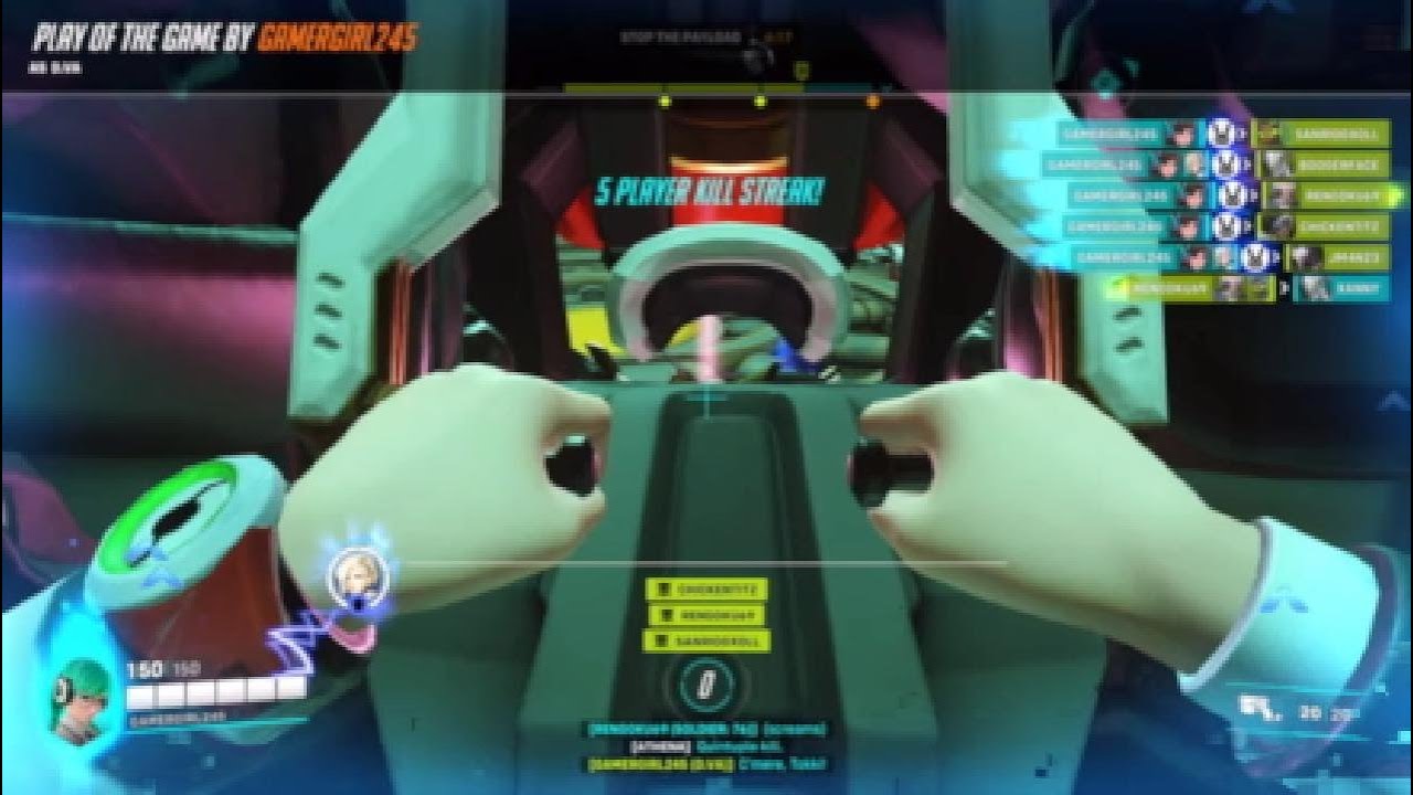 Overwatch 2 Diva Team kill play of the game - YouTube