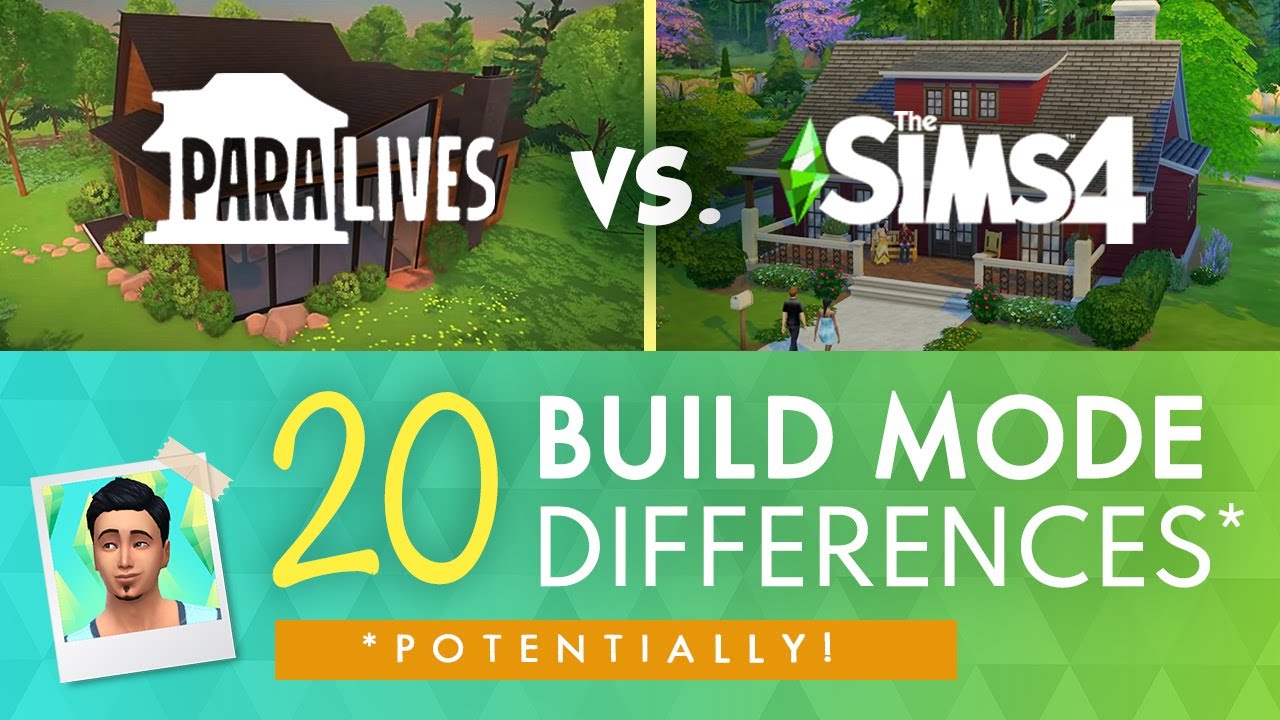 Paralives VS. The Sims 4: 20 BUILD MODE Differences! - YouTube